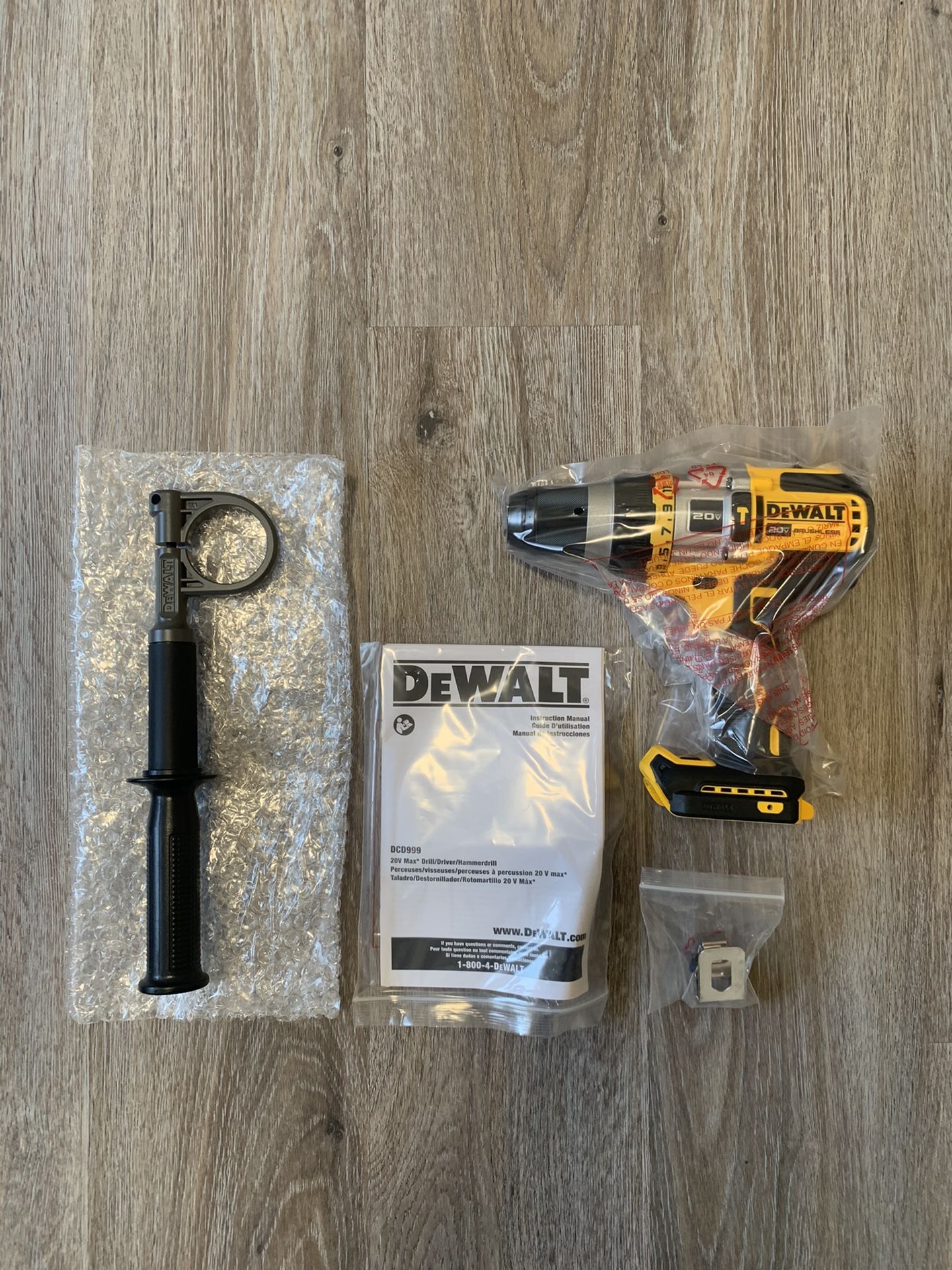 DEWALT DCD999 20V MAX 1/2 IN BRUSHLESS CORDLESS HAMMER DRILL DRIVER ...