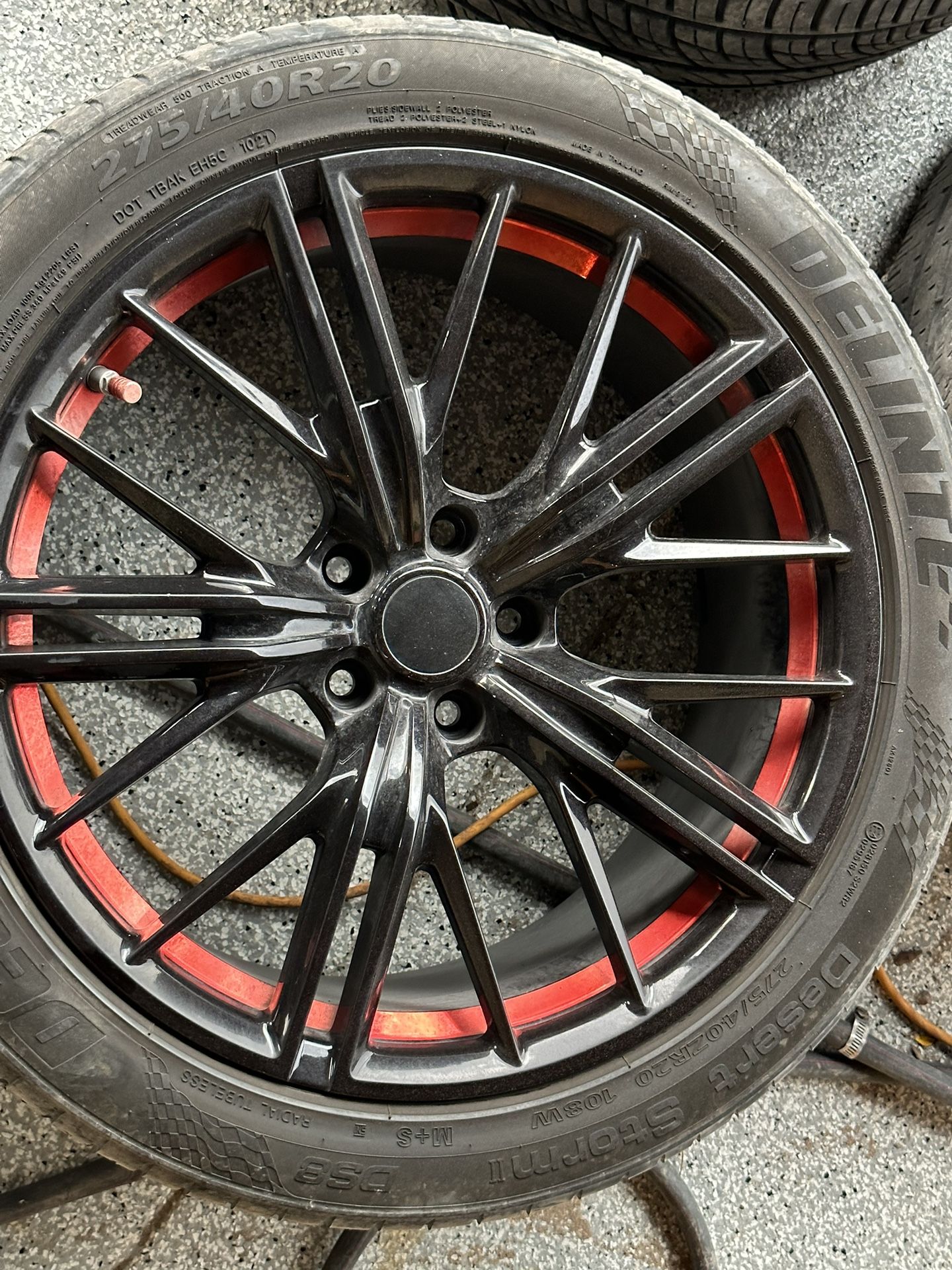 Performance Replicas PR194 Gloss Black MACHINED Wheel with Aluminum (20 ...