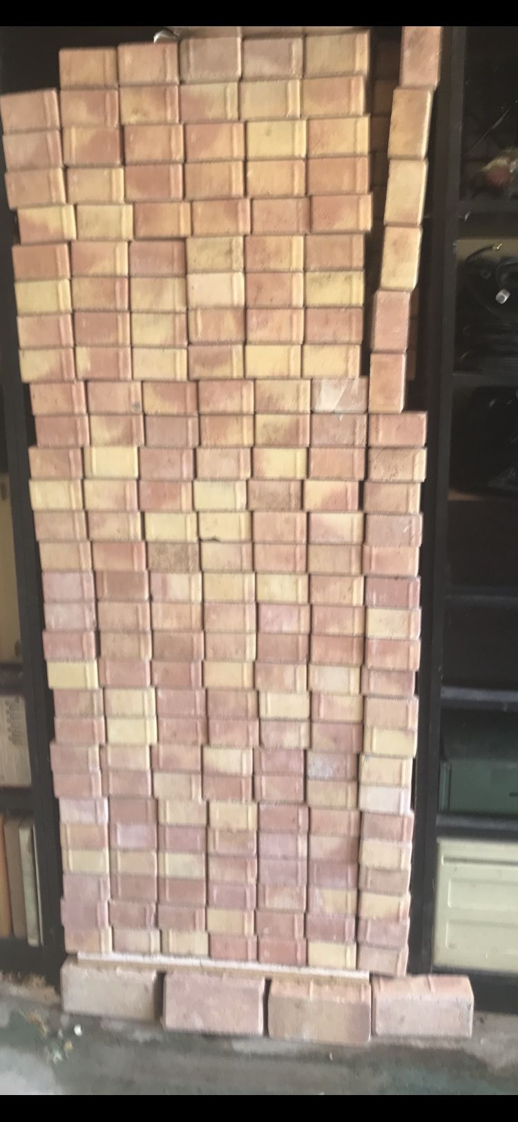 NEW PAVERS (300-350 SQ FT). EACH PAVER 8”x 2.5” x 4” KENDALL PICK UP ...