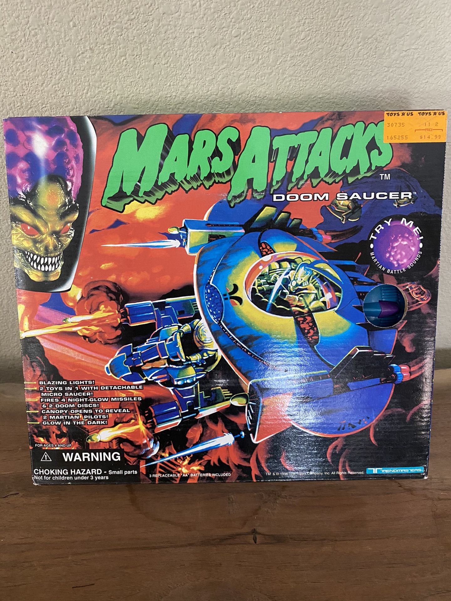 1996 Mars Attacks Doom Saucer by Trendmasters for Sale in San ...