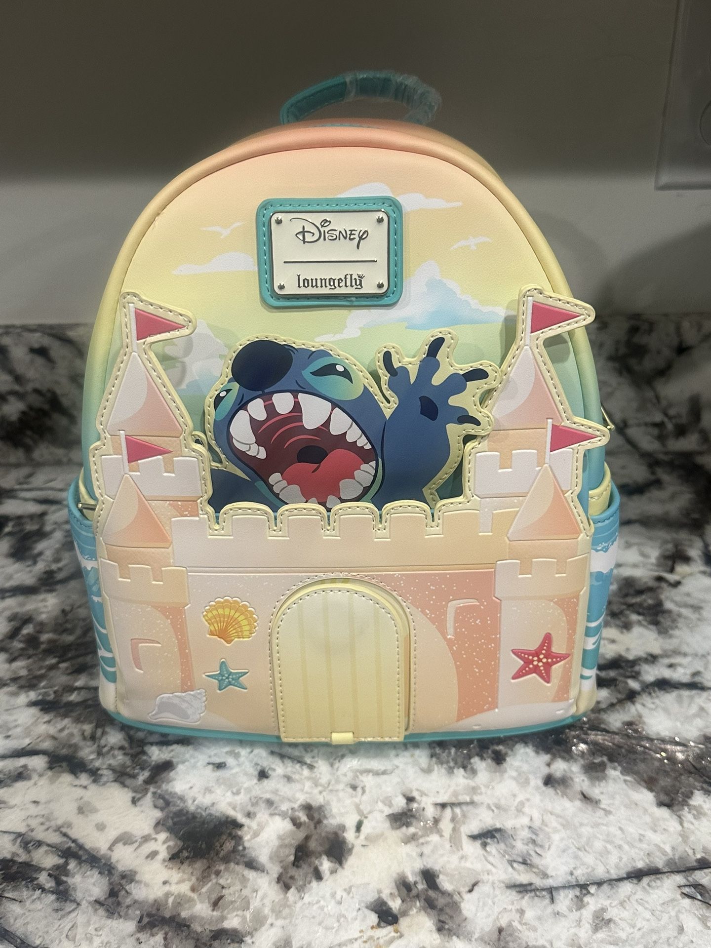 New Loungefly Stitch Sand Castle Backpack for Sale in Avondale, AZ ...