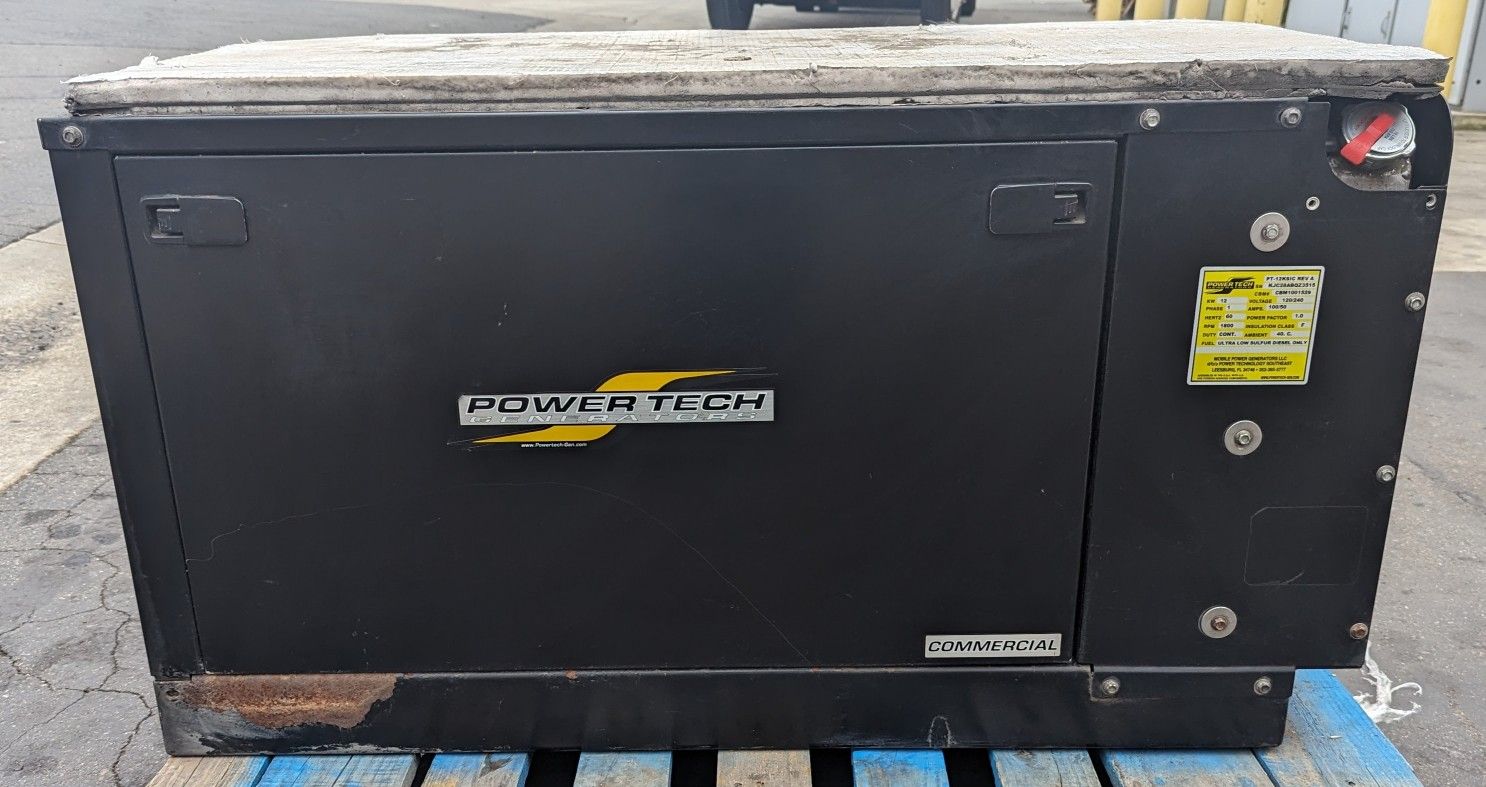 Power Tech Food Truck Diesel Generator P-12KSIC for Sale in Anaheim, CA ...