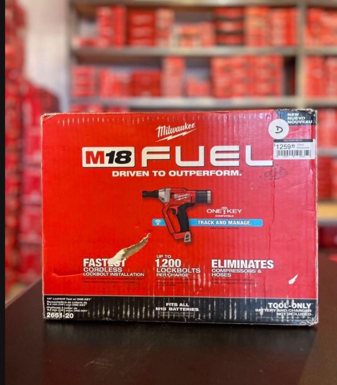 MILWAUKEE M18 FUEL ONE-KEY 18V Lithium-Ion Brushless Cordless 1/4 in ...