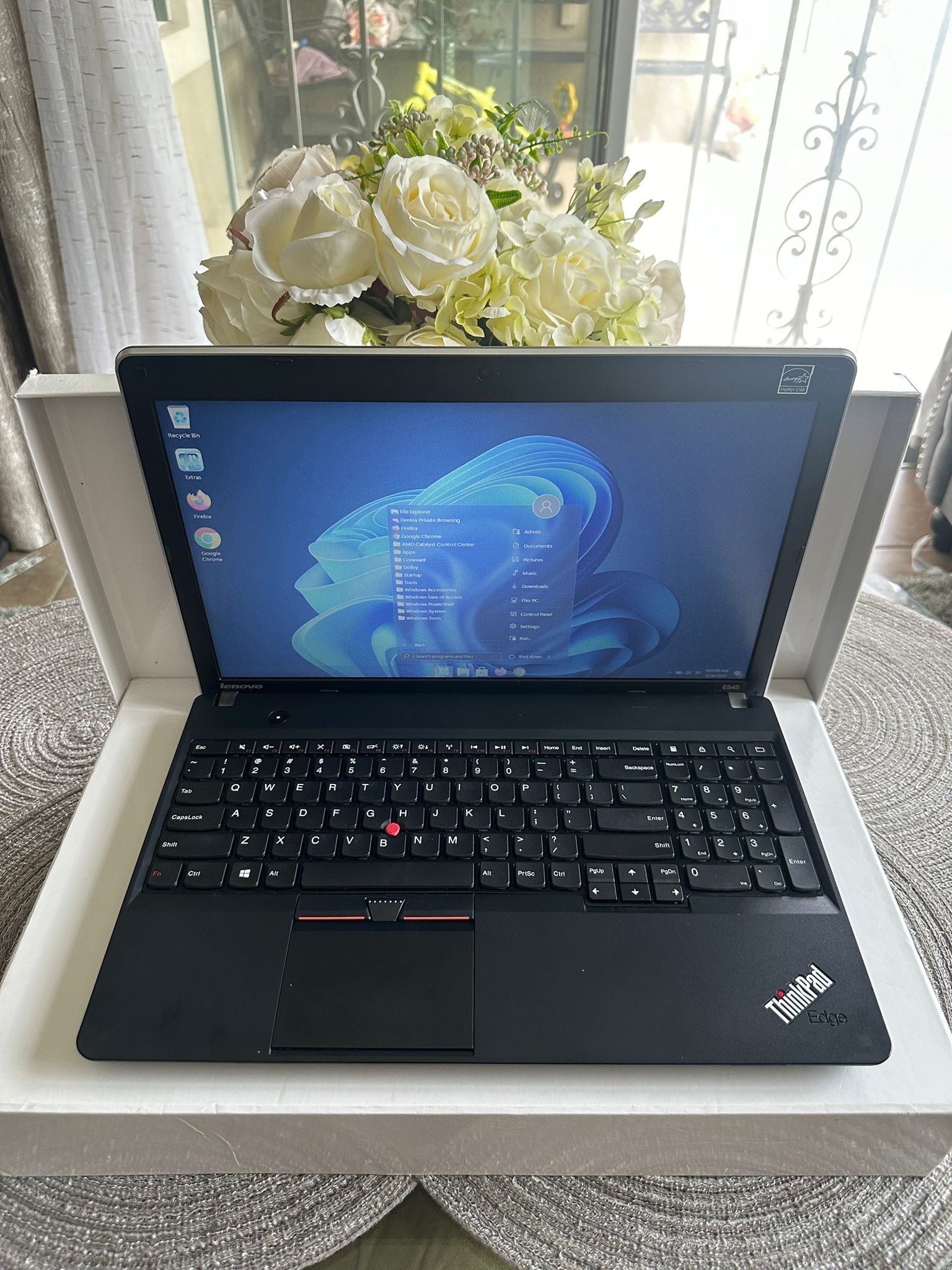 Lenovo ThinkPad Edge E545 Laptop 15.6” AMD A8 4GB RAM 250GB HDD Windows ...