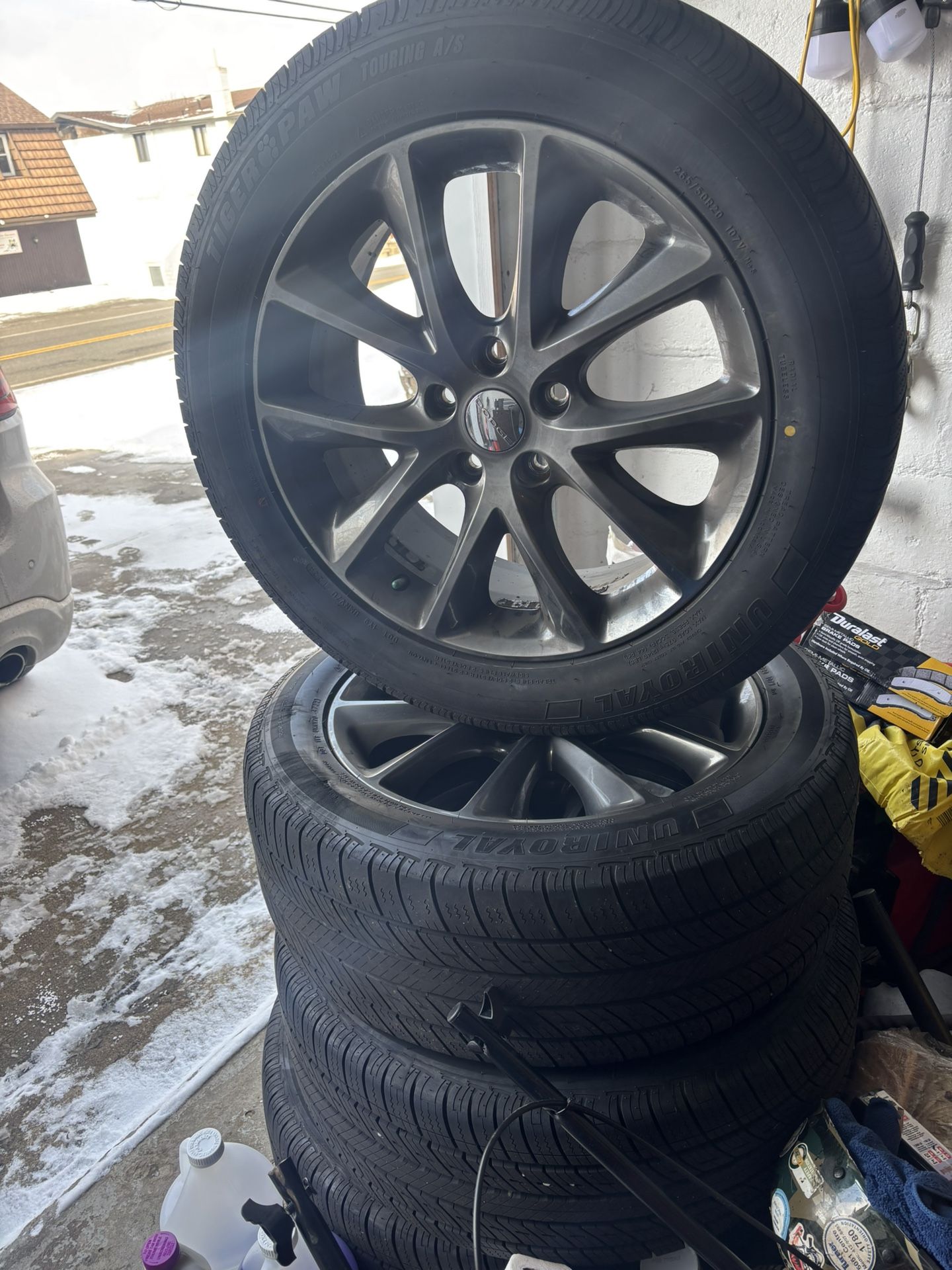 20 Inch Dodge Rims and Uniroyal All Season Tires ( Like New) for Sale ...