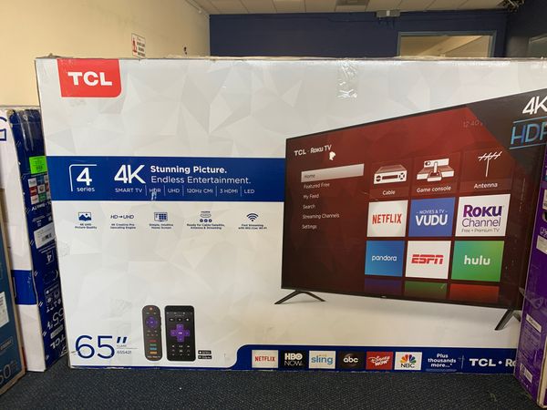 Brand New TCL TV 65” inch Open box w/ warranty for Sale in Lawndale, CA ...