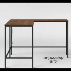 Brand New Project 62 Loring Wood L Shape Desk Walnut for Sale in Raleigh NC OfferUp