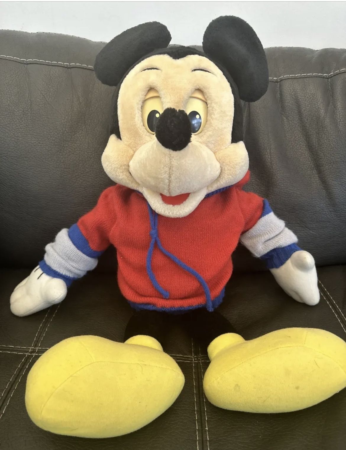 Disney The Talking Mickey Mouse Vtg Cassette Talking Plush 22” No Tape ...