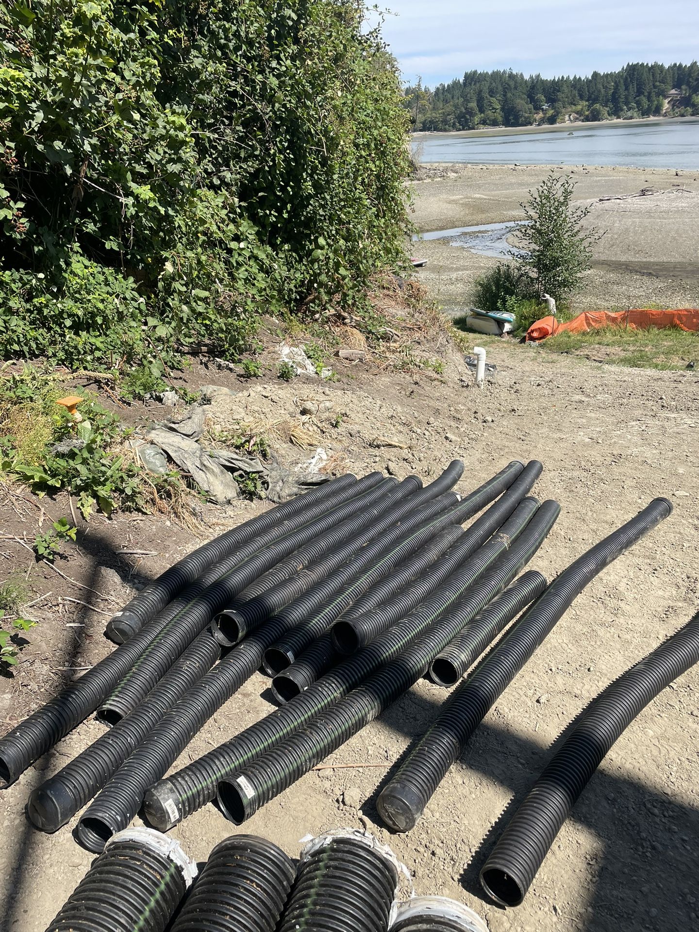 Black Smooth Walled Drain Pipe - 10” for Sale in Grapeview, WA - OfferUp