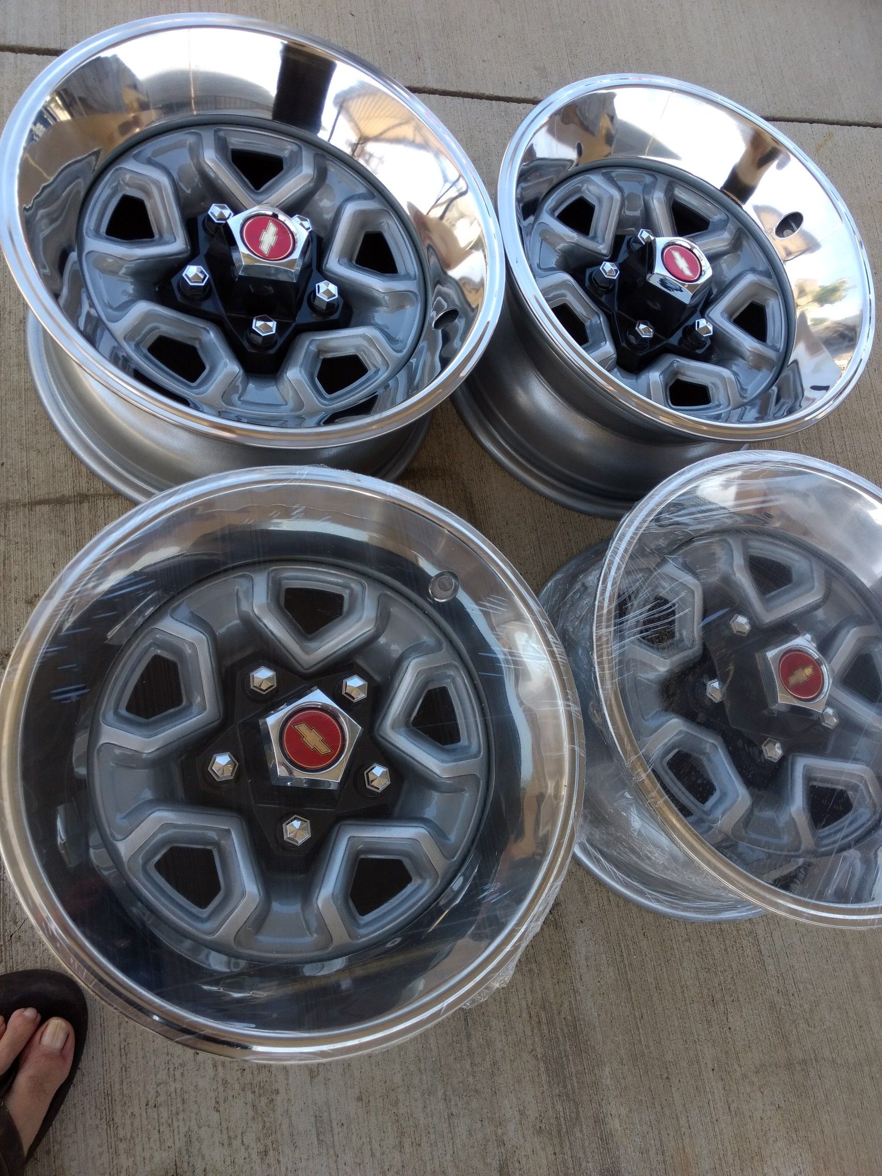 78 - 87 El Camino GMC Monte Carlo 15x8 rally rims redone for Sale in ...
