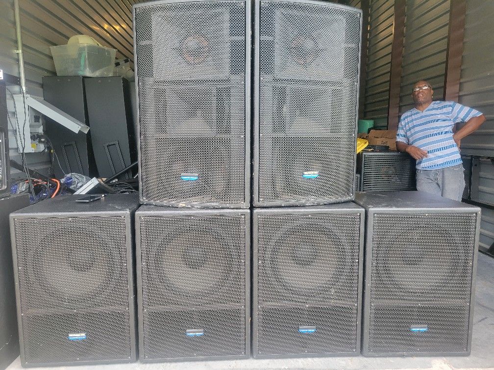 Pro Audio Dj, Club & Church Gear Amplifiers, Speakers, Crossovers, Eq ...