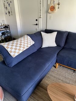Jollene midnight blue sectional store