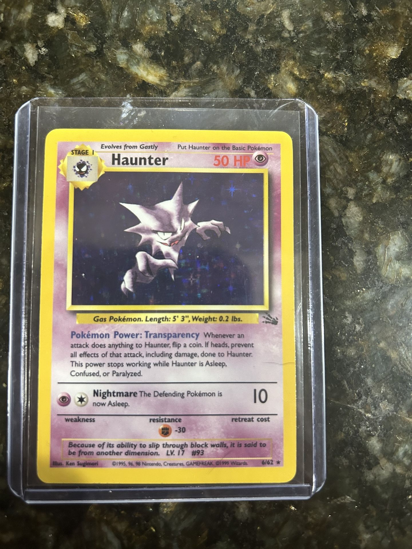 Haunter Pokemon Card