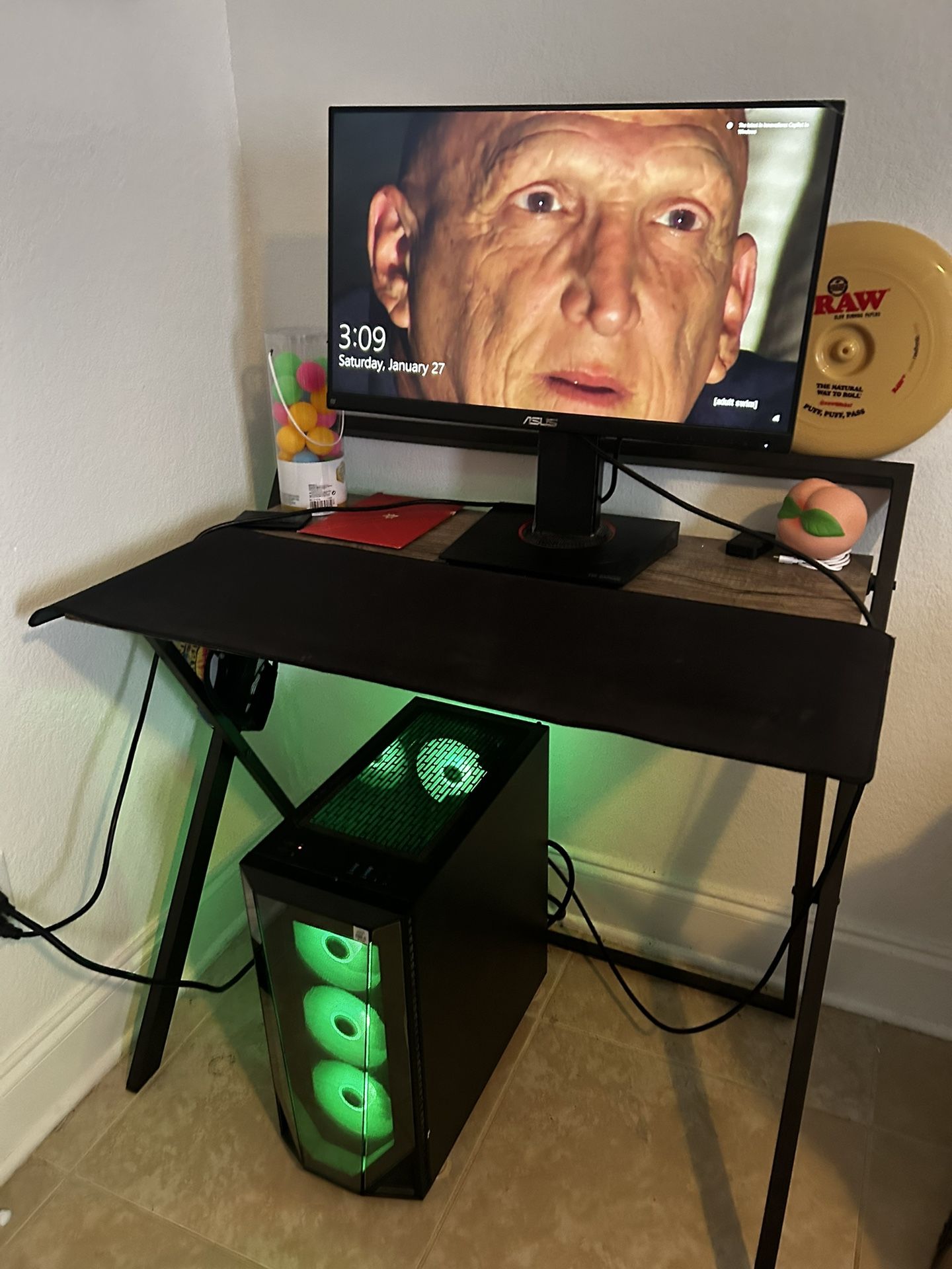 ASUS TUF Gaming Monitor & iBUYPOWER TraceMesh PC $800 for Sale in ...