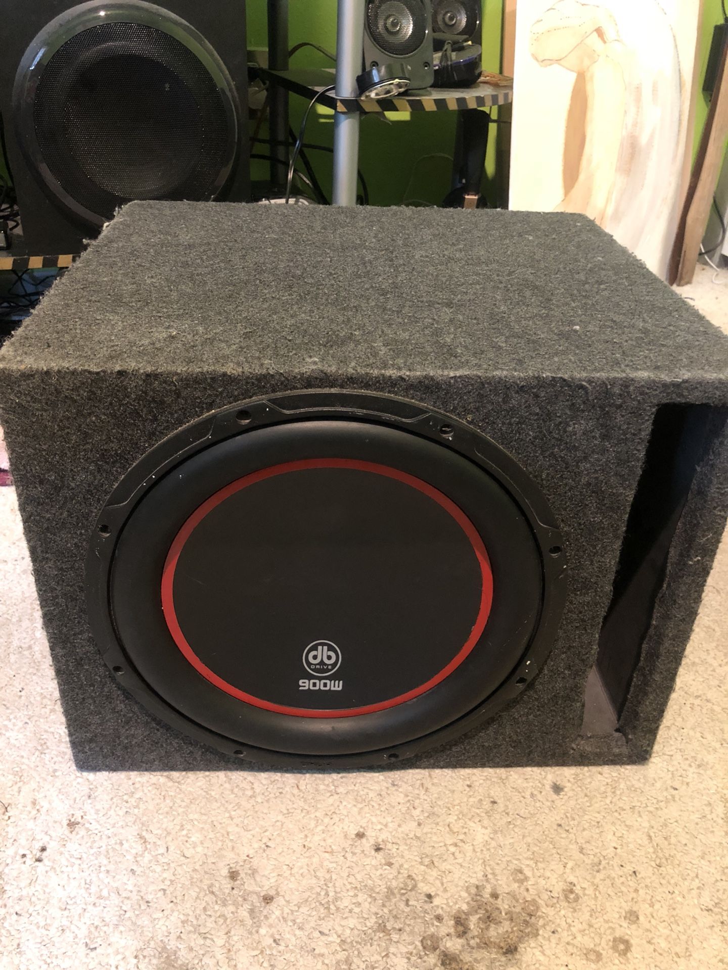 DB Drive 900W 12” Okur subwoofer (K312D4) - 4 ohm - in ported box ...