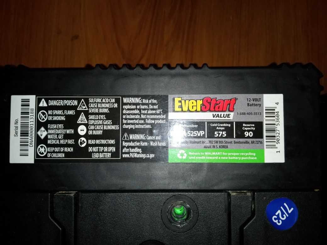 EverStart Value Car Batteries Group Size 26R & 26 . $90 Each or $175 ...