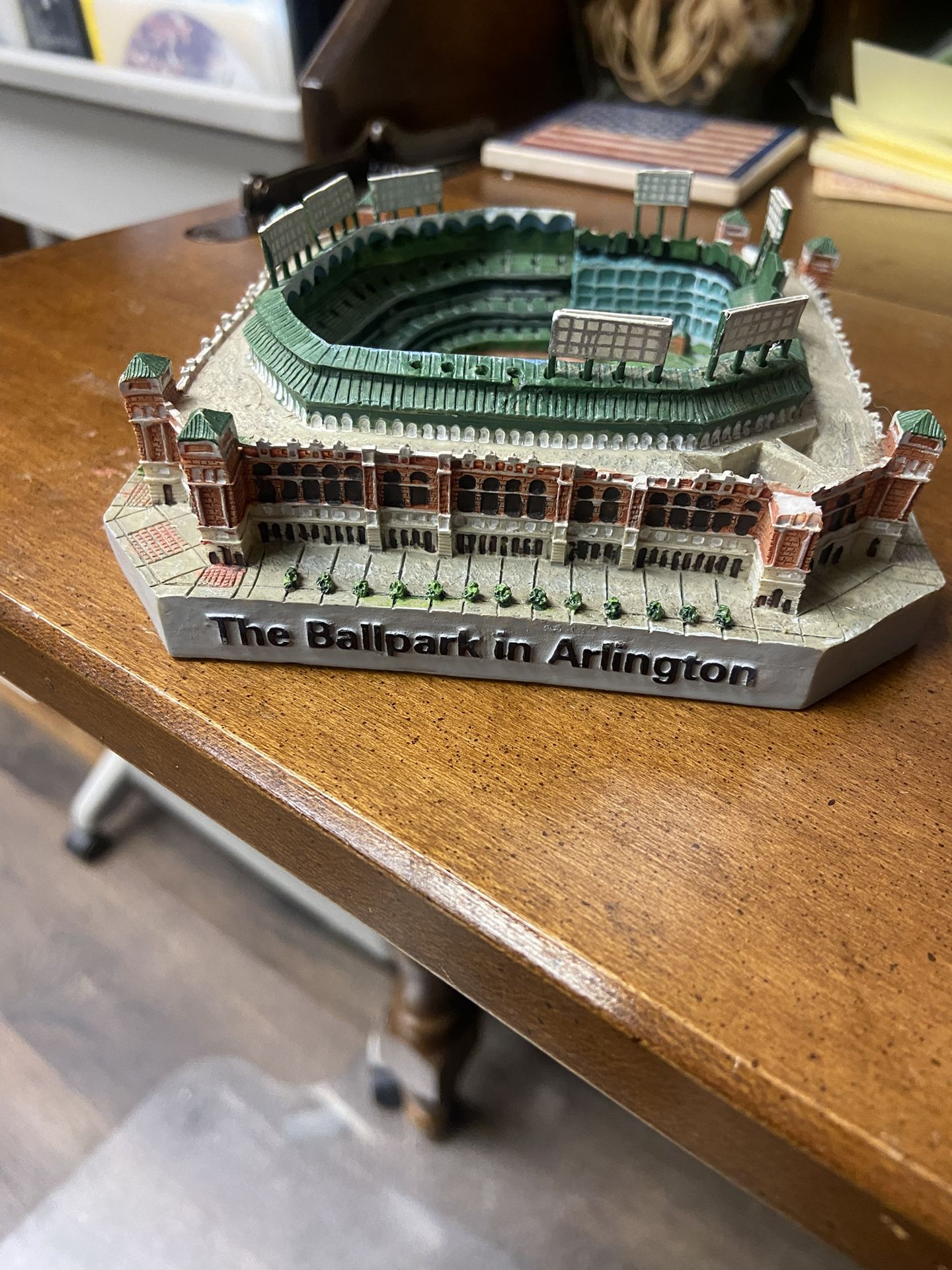 Ballpark in Arlington Texas Rangers baseball statue, 10th anniversary ...