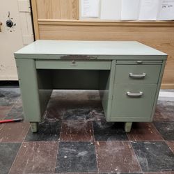 1920s 30s All Metal Desk By Globe Wernicke for Sale in Morton Grove IL OfferUp