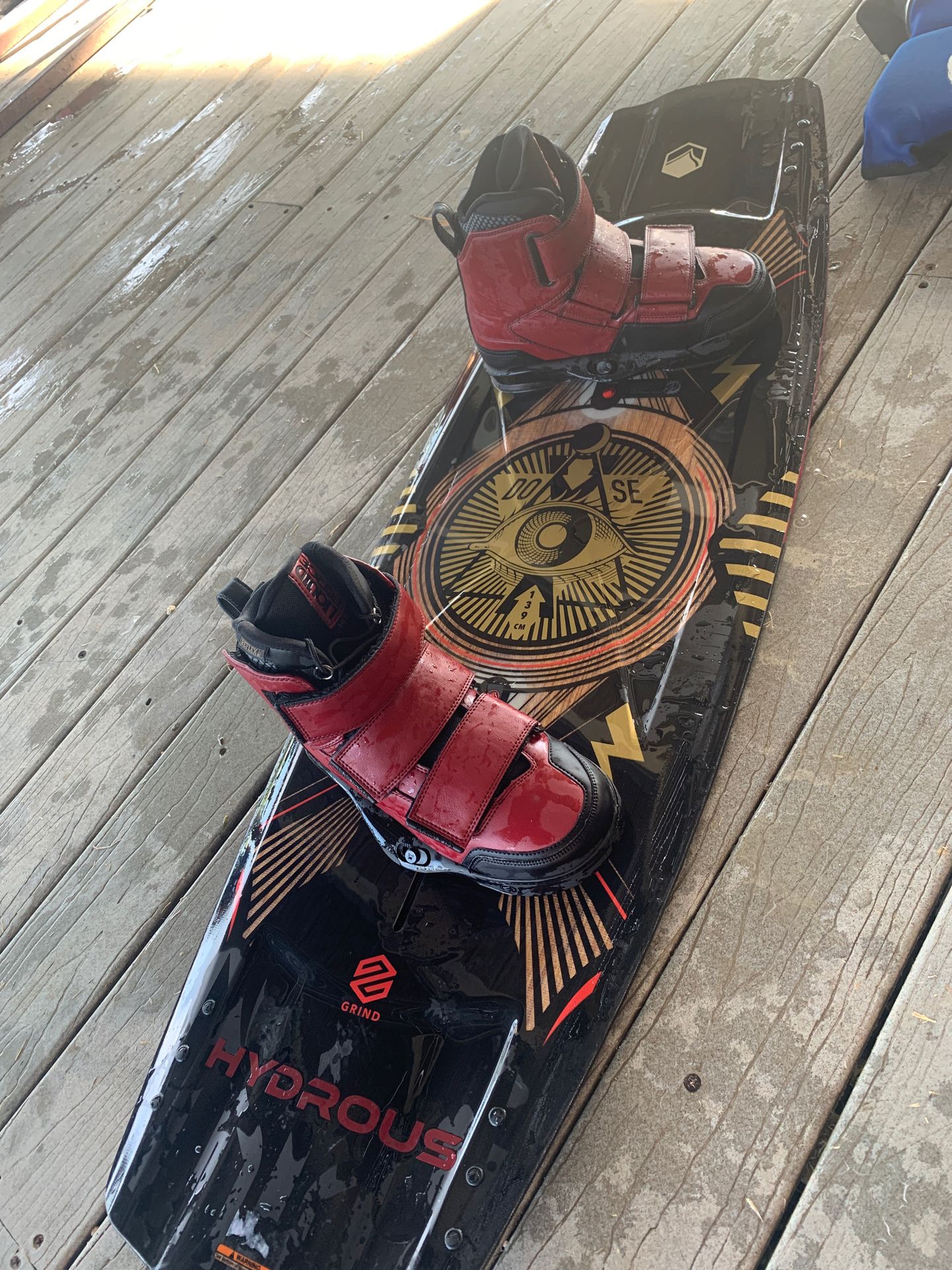 Liquid Force Shane Dose Wakeboard with Hook 4d Bindings for Sale in ...