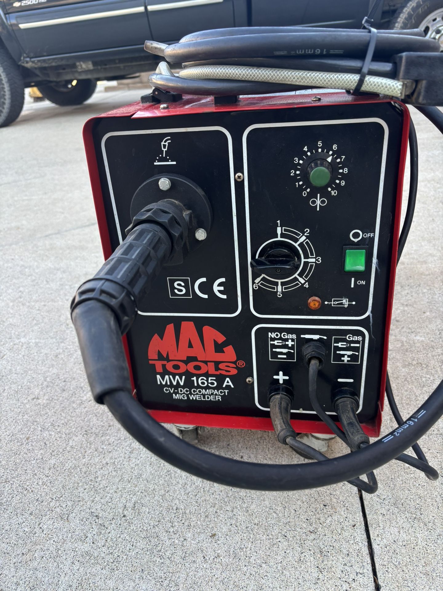 Mac Tools MW 165 A 220v Mig Welder Miller Lincoln Esab Everlast Hobart ...