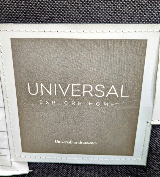 Universal Furniture Travers Tufted Leather Cocktail Ottoman for Sale in ...