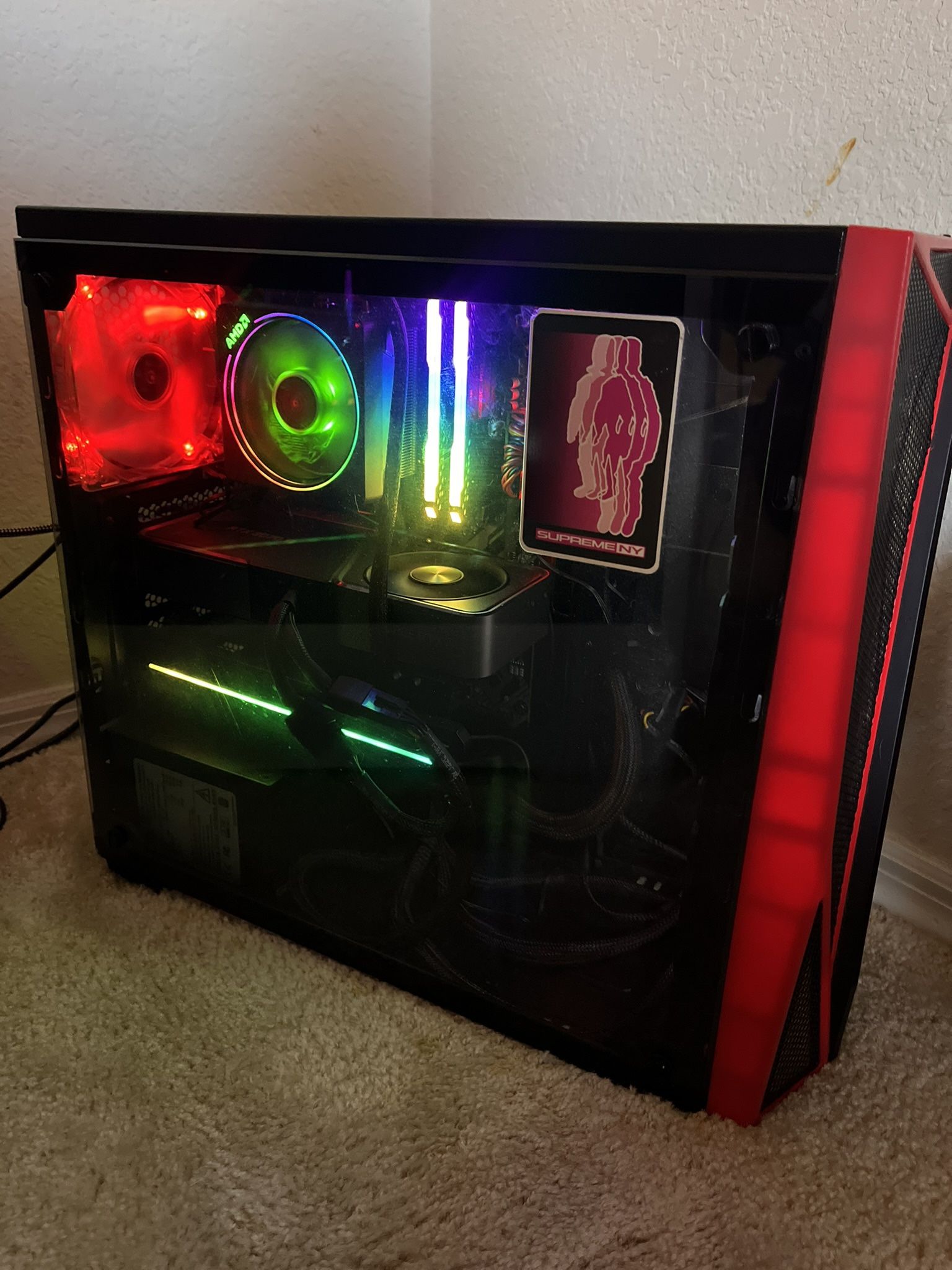 Corsair Carbide Series SPEC-04 Mid-Tower Gaming PC Case – Black/Red ...