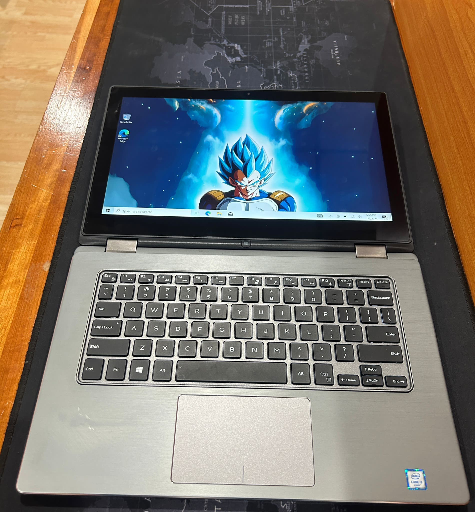 Dell Inspiron 7353 13” Touchscreen convertible 2.30Ghz i3-6100u 8GB RAM 128GB SSD Windows 10 ...