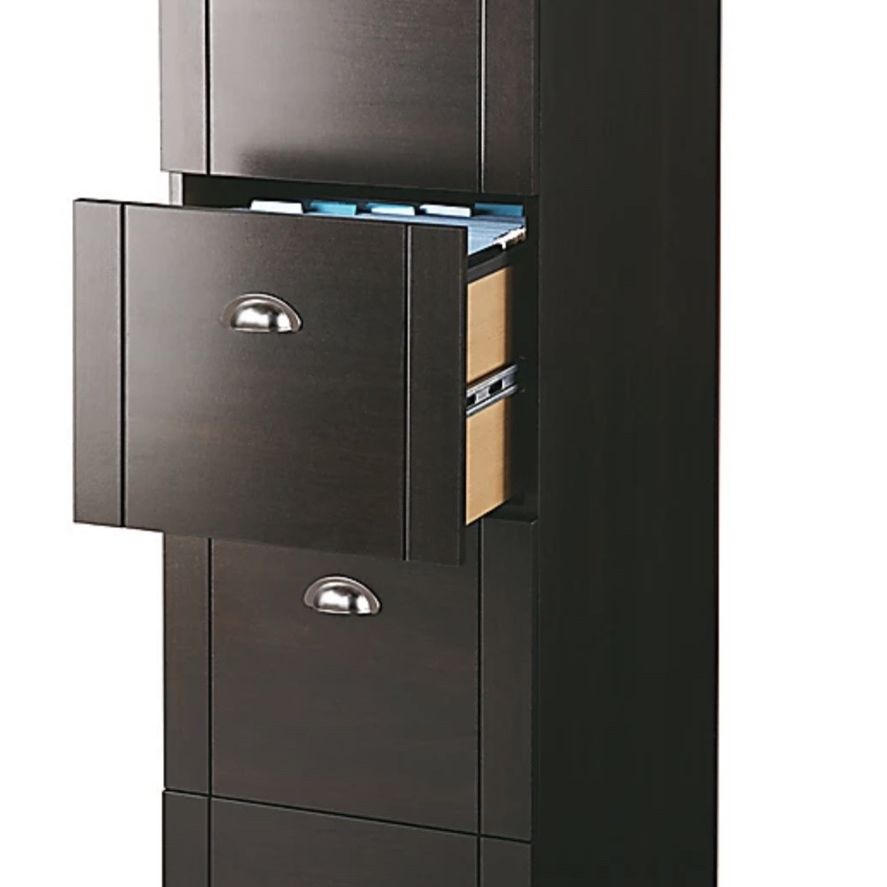 Realspace Dawson 4 Drawer Vertical File Cabinet 54 H 15 1 2 W x 21 3 4 D Cinnamon Cherry for Sale in Edmonds WA OfferUp