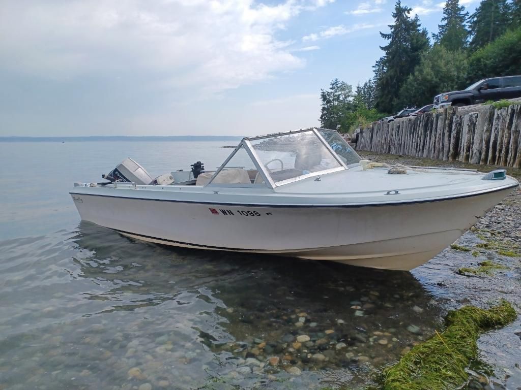 1969 boat, 1979 Outboard Glasply 17ft Runabout for Sale in Stanwood, WA ...