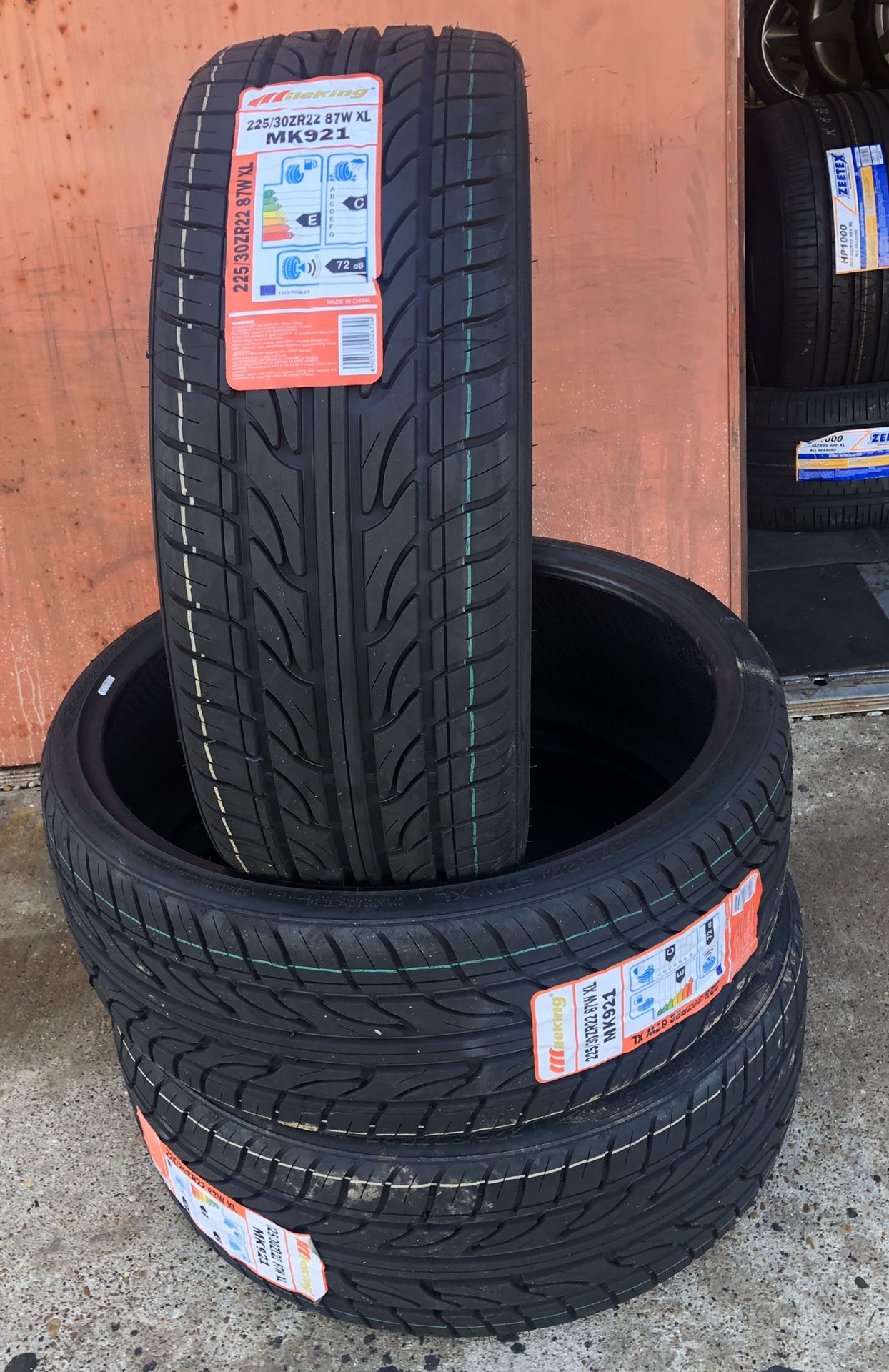 225/30/22 new tires Mileking set of 4 or sale by piece for Sale in ...