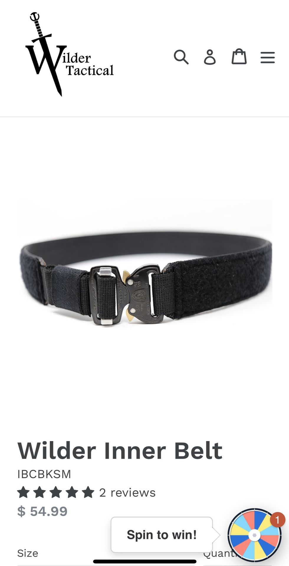 Wilder Tactical Belt for Sale in West Covina, CA - OfferUp