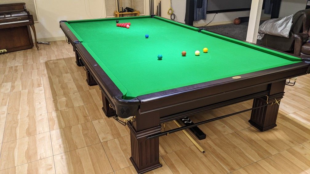 Custom Built Billiards/Snooker Table, Full Size (6x12ft) for Sale in ...