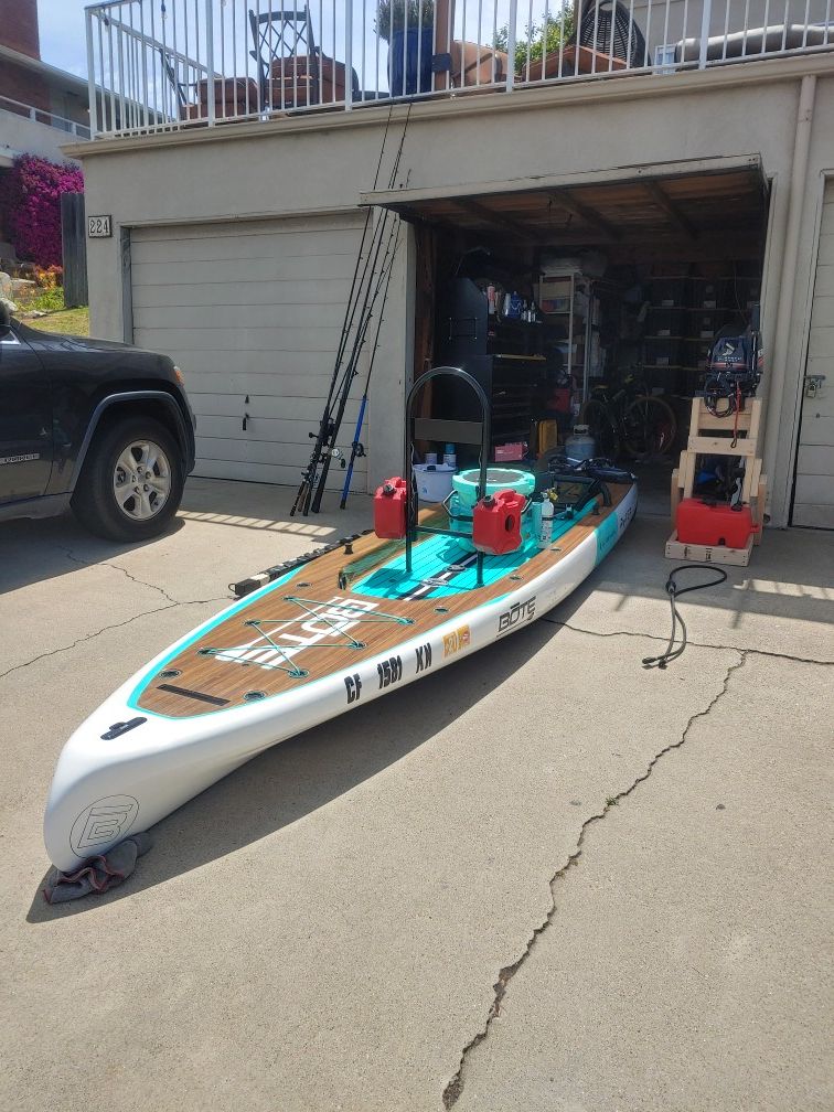 BOTE Rover 8 HP MicroSkiff Motorized Paddle Board Boat for Sale in ...