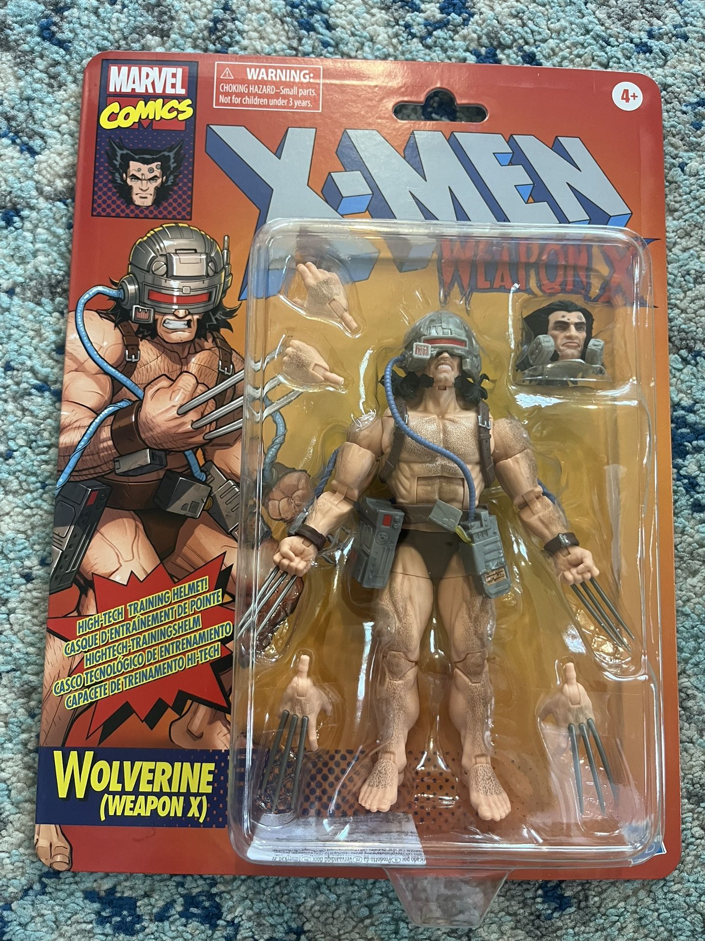 Marvel Legends Retro Card X-men Wolverine Weapon X Figure for Sale in ...