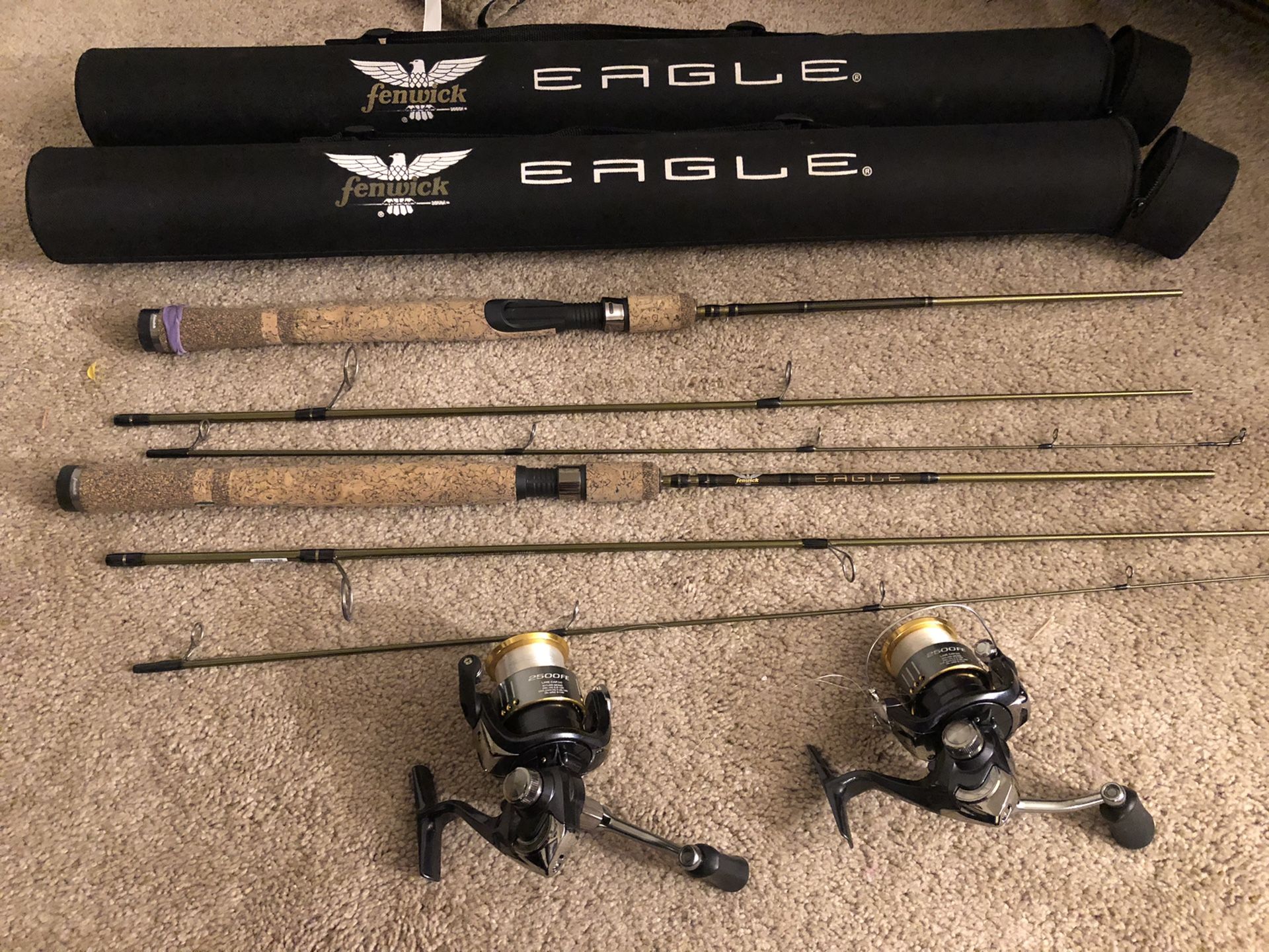 Fenwick Eagle Ultralight Spinning Rods for Trout Fishing for Sale in ...