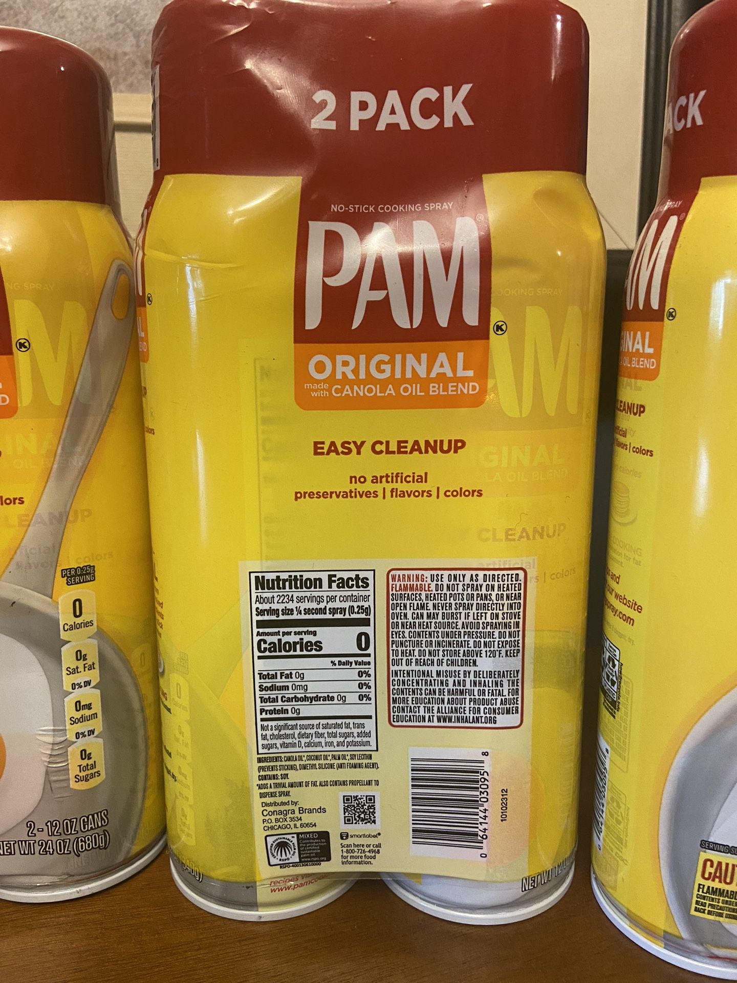 Pam Cooking Spray 2-PK for Sale in Columbus, OH - OfferUp