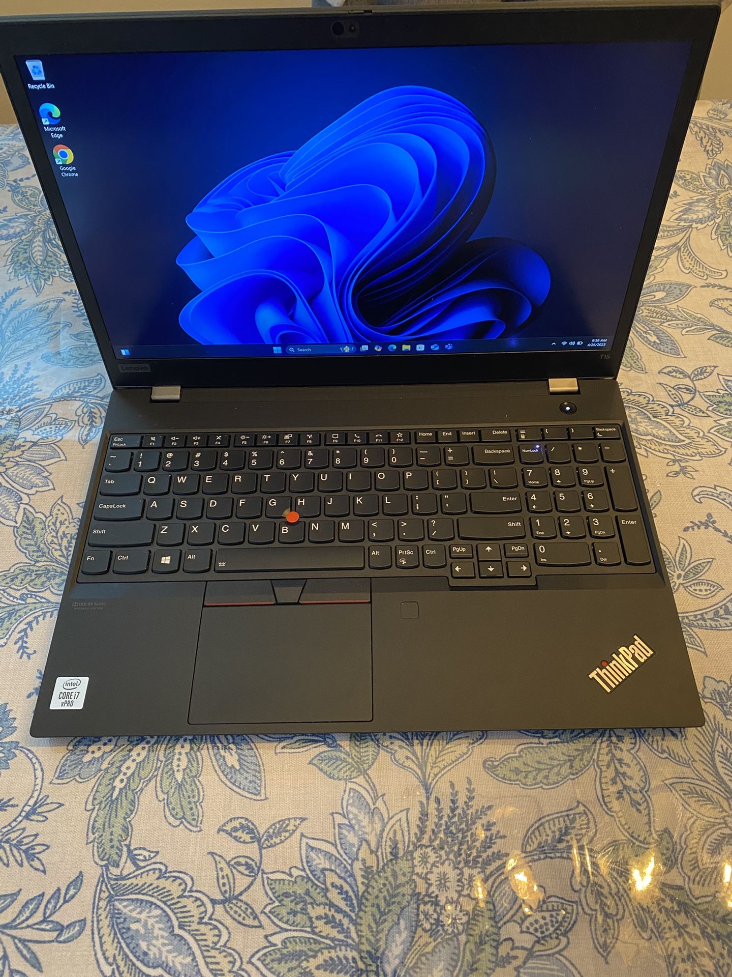 Lenovo T15 Thinkpad (type 20S6, 20S7) Laptop for Sale in West Covina ...
