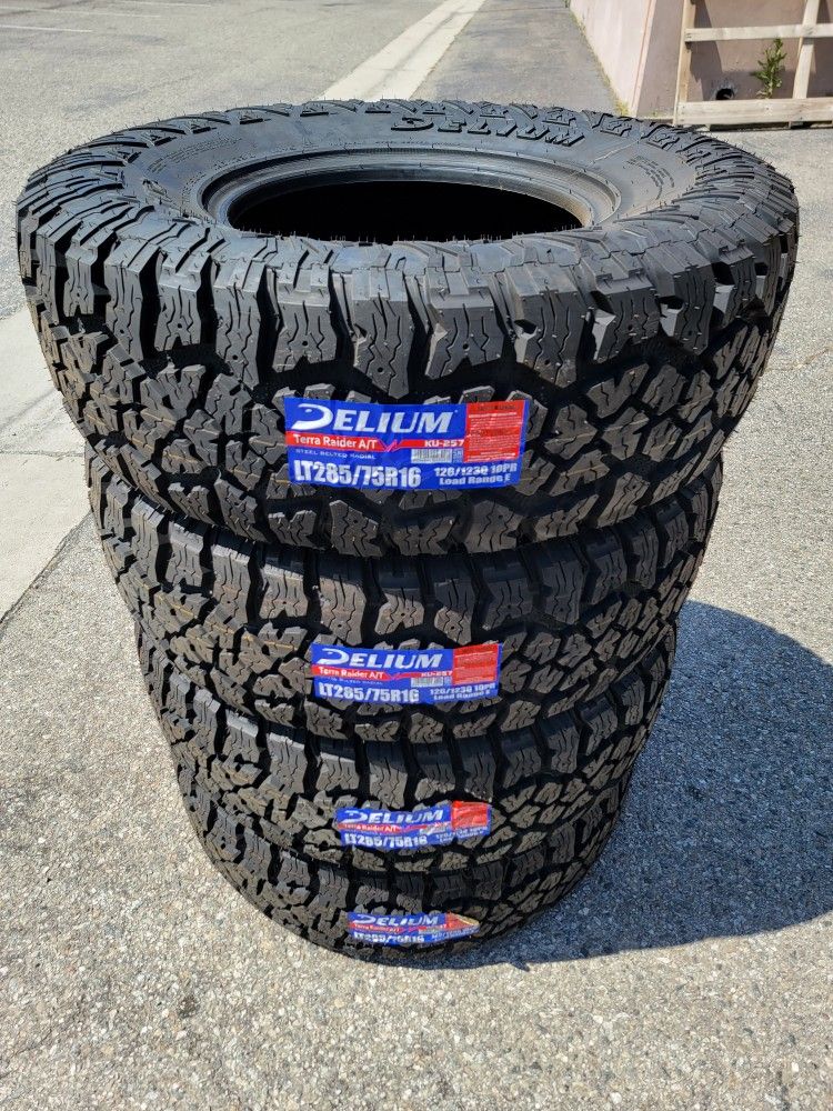 LT 285 75 16 NEW TIRES SILVERADO SUBURBAN AVALANCHE TAHOE SIERRA F150 ...
