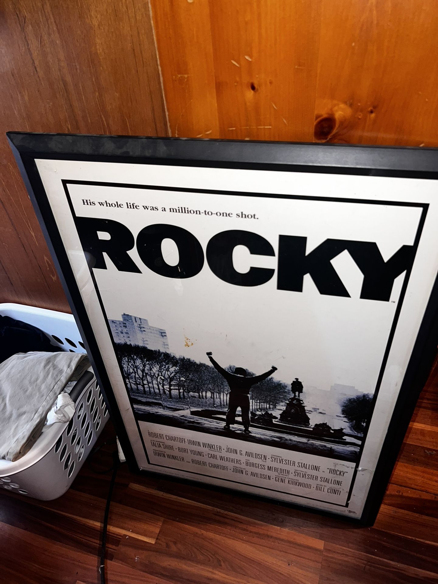 Framed Rocky Poster