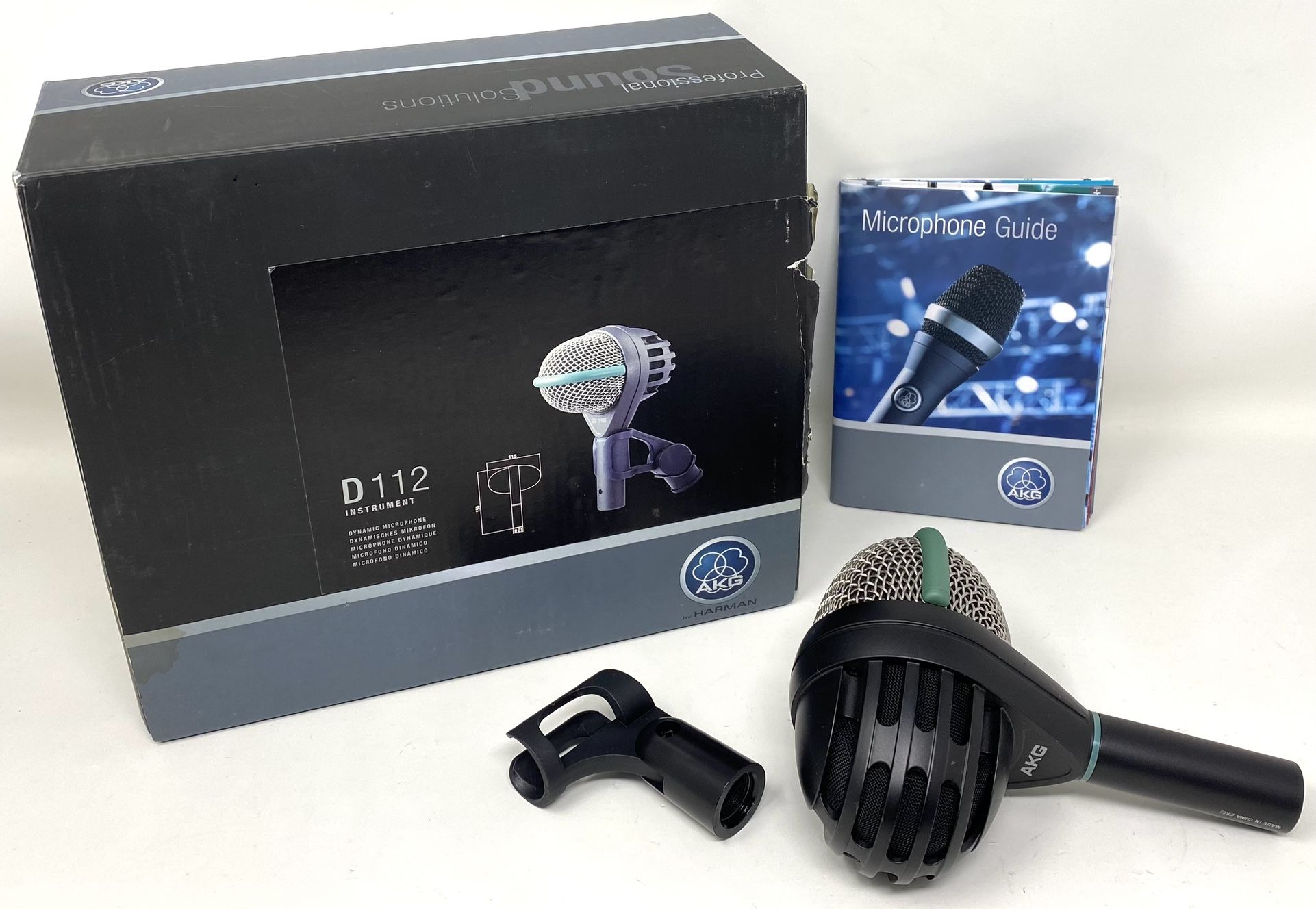 AKG D112 Professional Cardioid Dynamic Kick Drum Microphone for Sale in ...