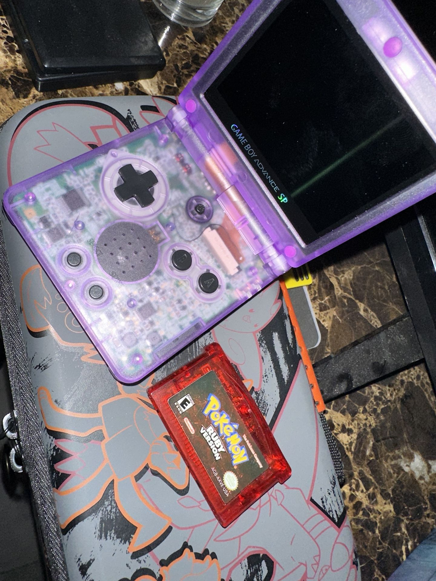 IPS Screen Gameboy Advance SP with Pokemon Ruby for Sale in Bell ...