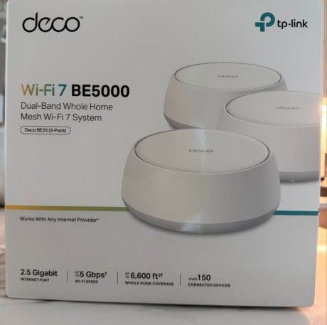 TP-Link Deco 7 BE25 Dual-Band BE5000 WiFi 7 Mesh Wi-Fi System for Sale ...