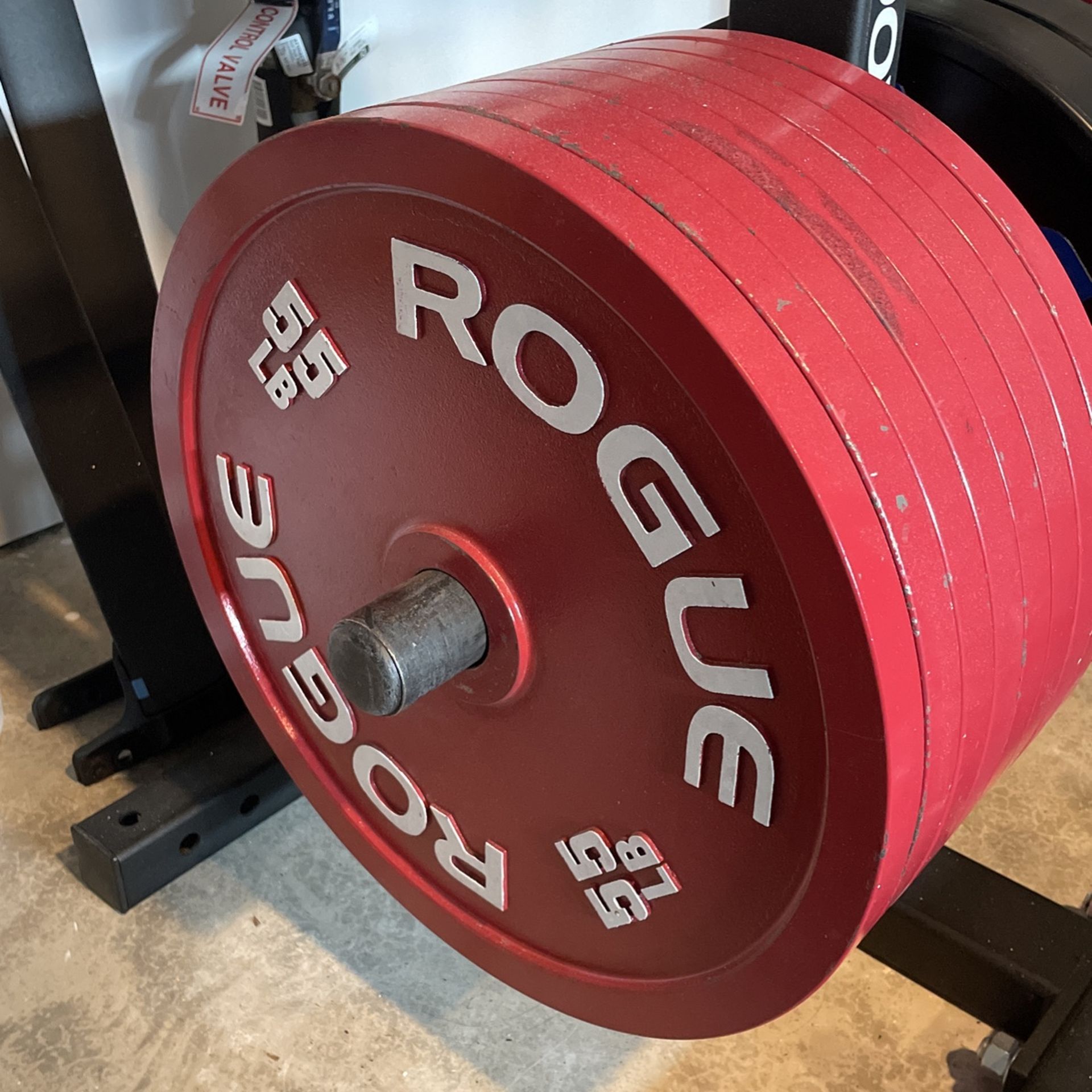 Rogue Calibrated 55lb Powerlifting Plates $240 for Sale in Federal Way ...