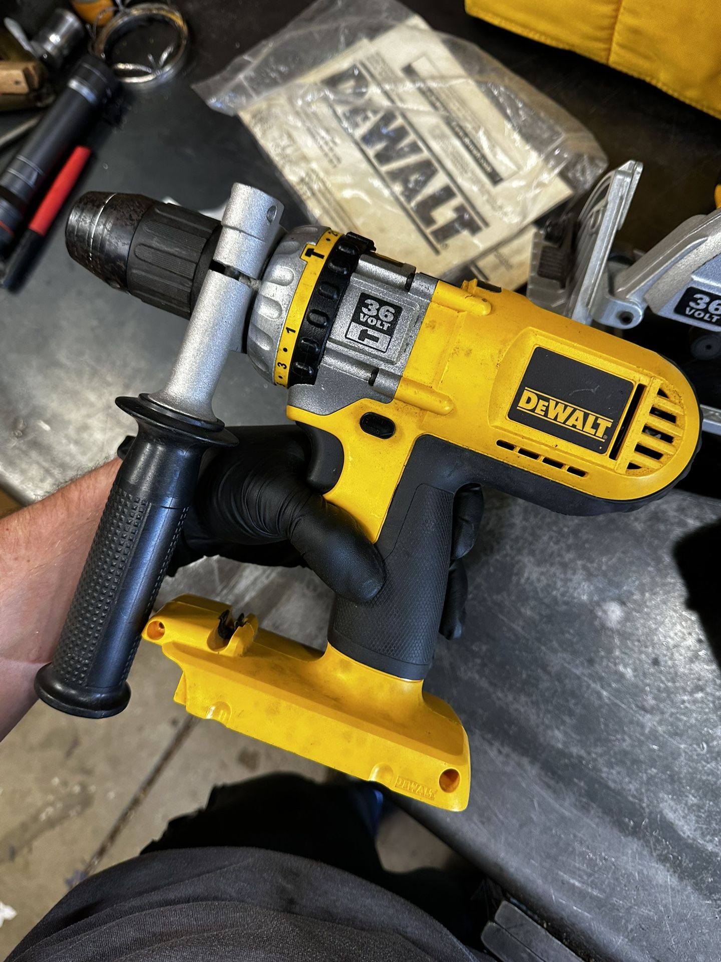 Dewalt 36v Power Hammer Drill DC900 Cordless Circular Saw DC300 ...