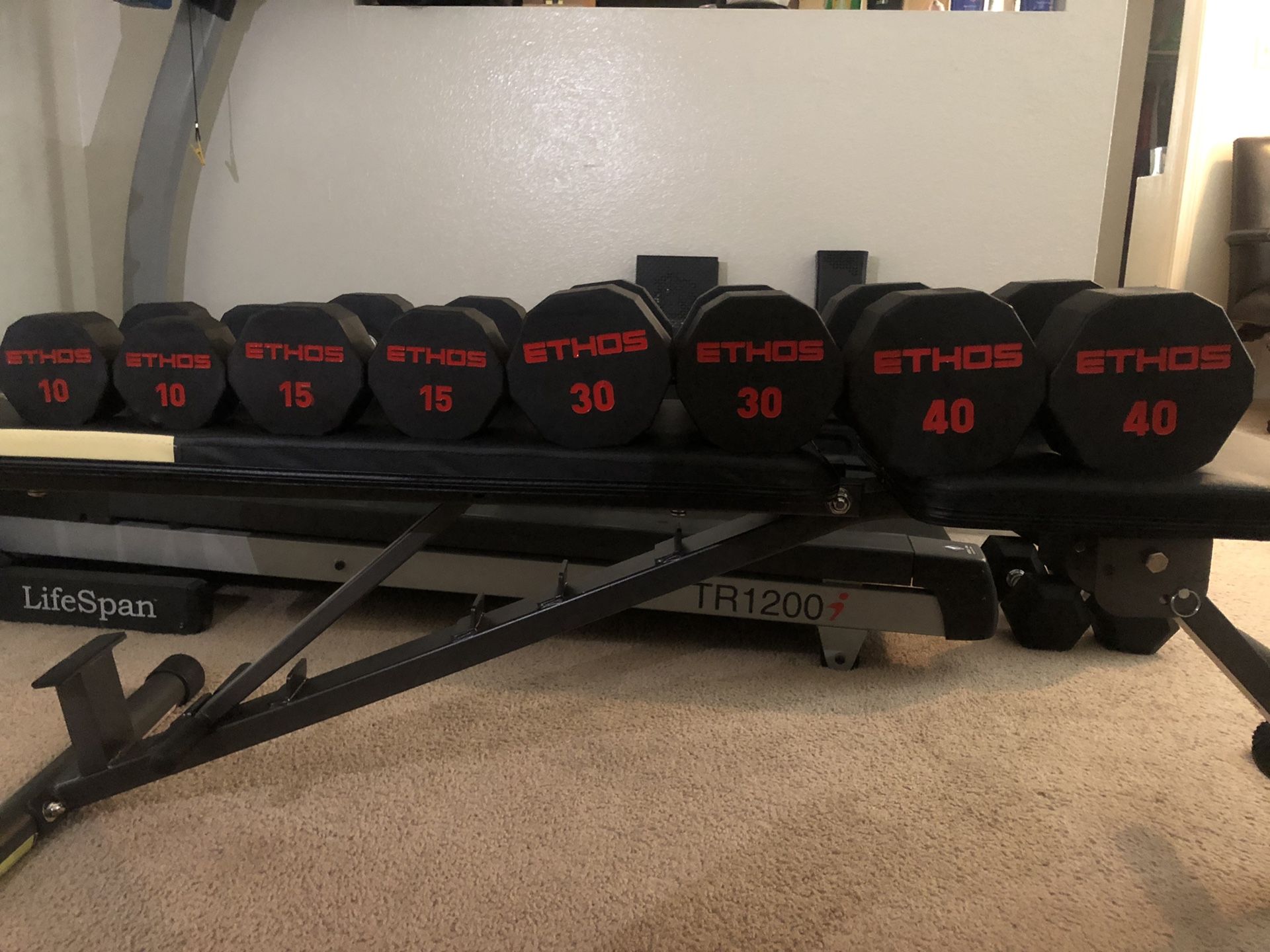 Dumbbell weight set (ETHOS) “brand new” for Sale in Euless, TX - OfferUp