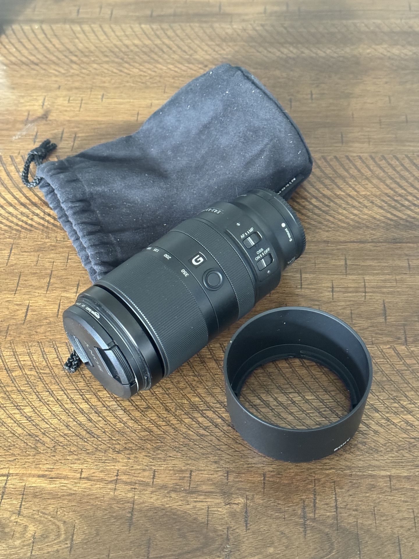 Sony - E 70-350mm F4.5-6.3 G OSS Telephoto Zoom Lens for E-mount ...