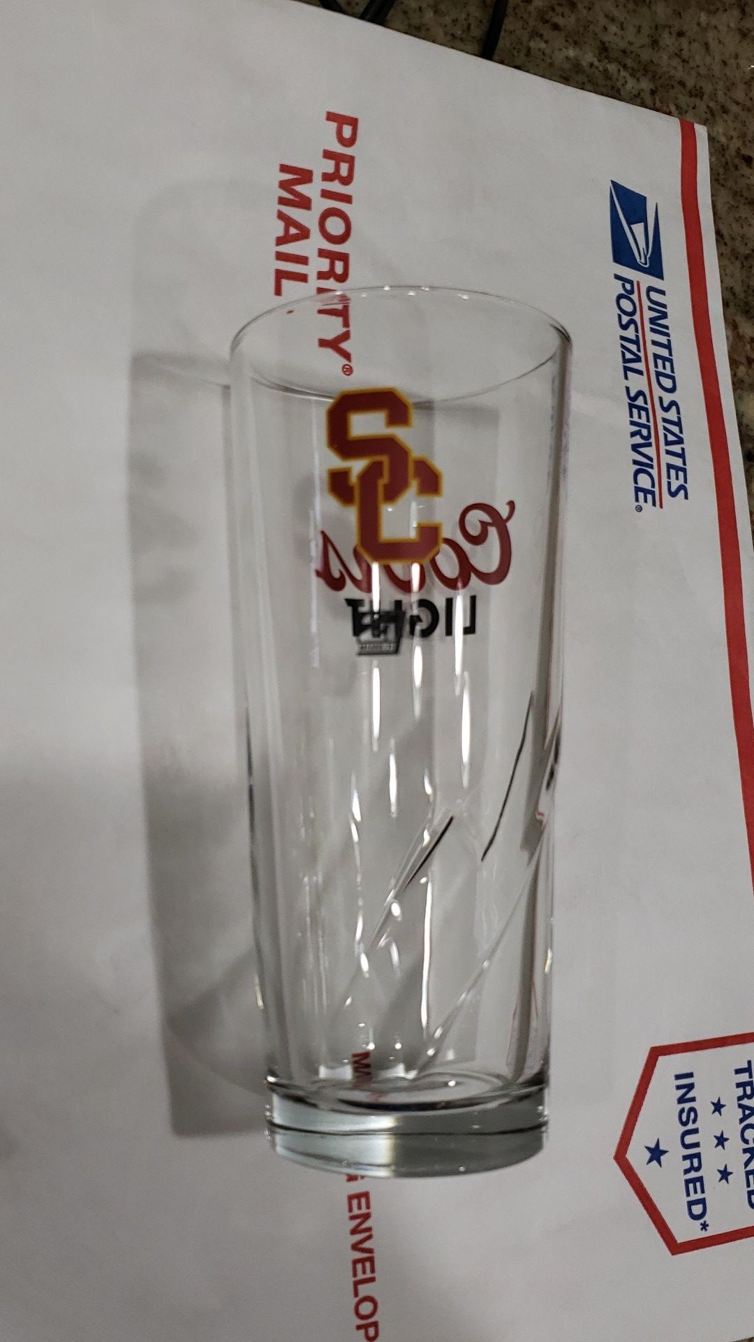 Set of 2 USC Trojans And COORS LIGHT Beer Glass Cups. for Sale in ...