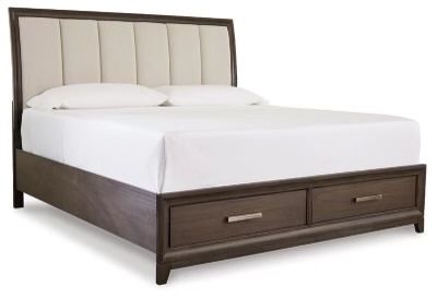 Brueban King Panel Bed with 2 Storage Drawers for Sale in Lynnwood, WA ...