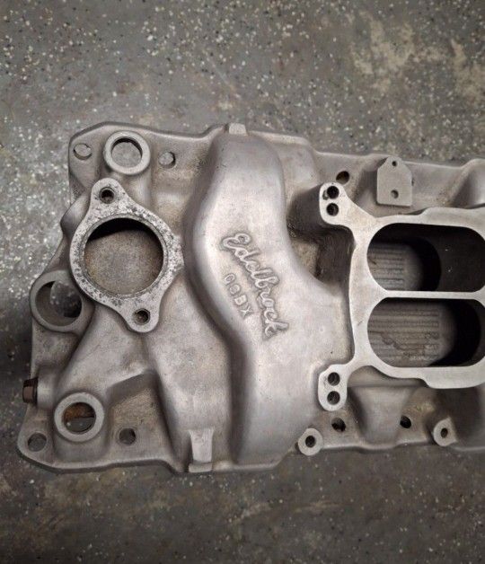 Edelbrock 2245 C3BX Intake Manifold SBC Chevy Single Plane Small Block ...