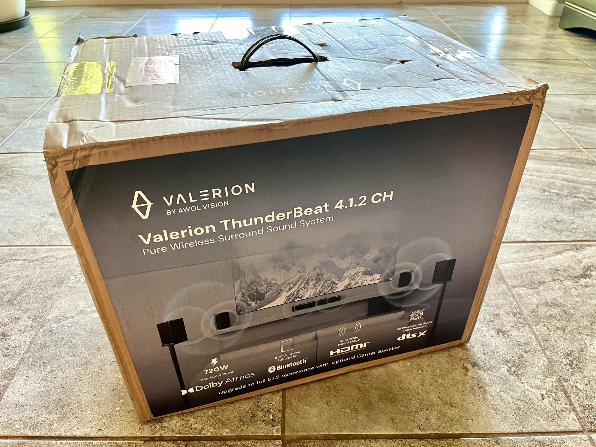 BRAND NEW Valerion Thunderbeat 4.1.2 Atmos Wireless Surround Sound ...